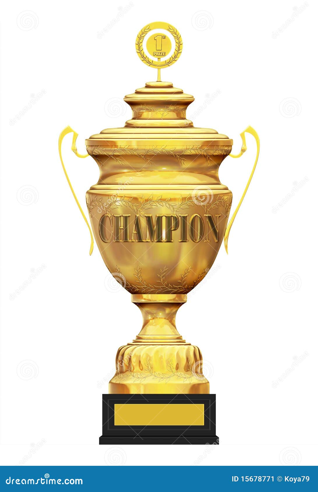 Champion Golden Trophy 3d Illustrations | CartoonDealer.com #263301700