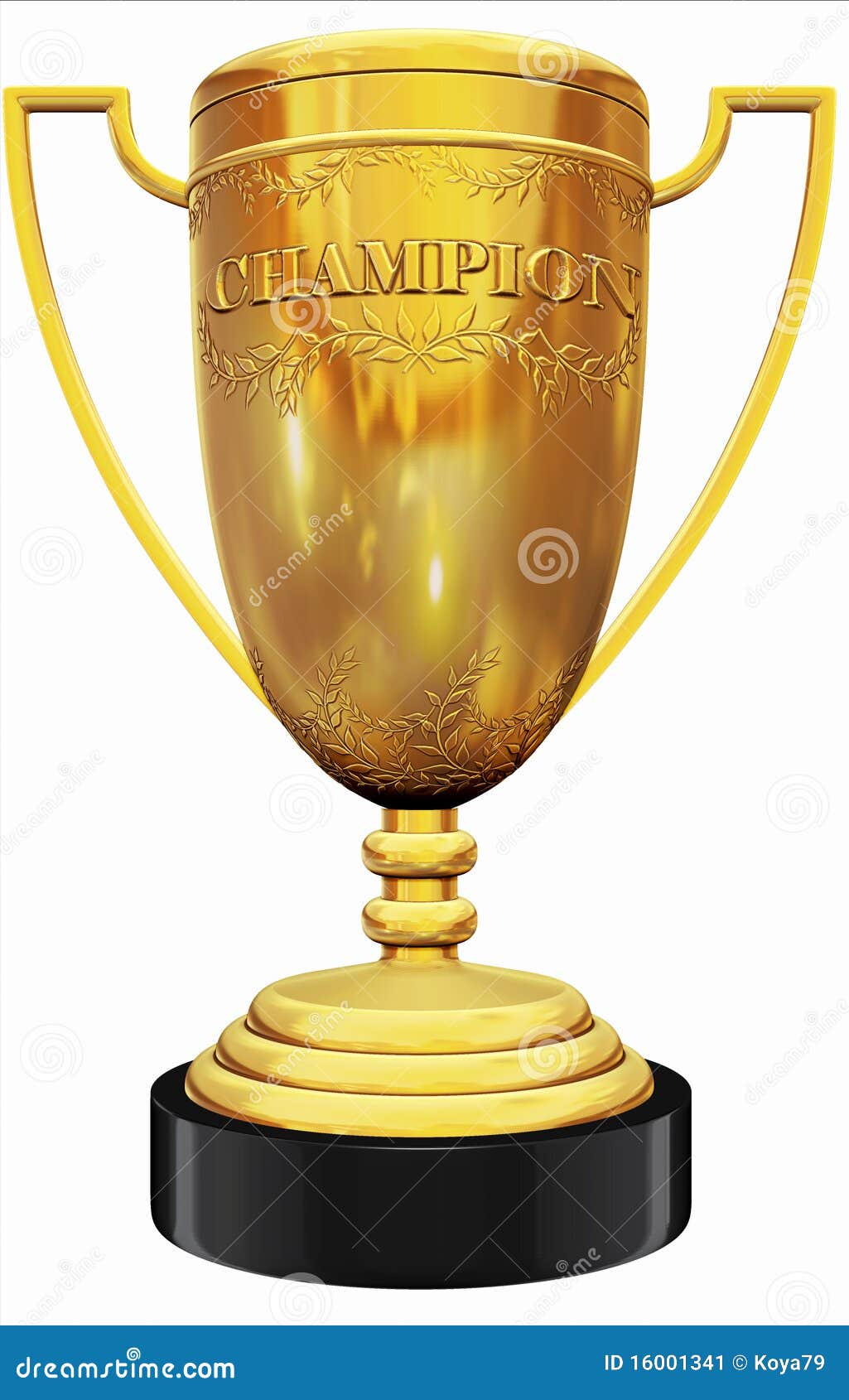 Champion Golden Trophy 3d Illustrations | CartoonDealer.com #263301700
