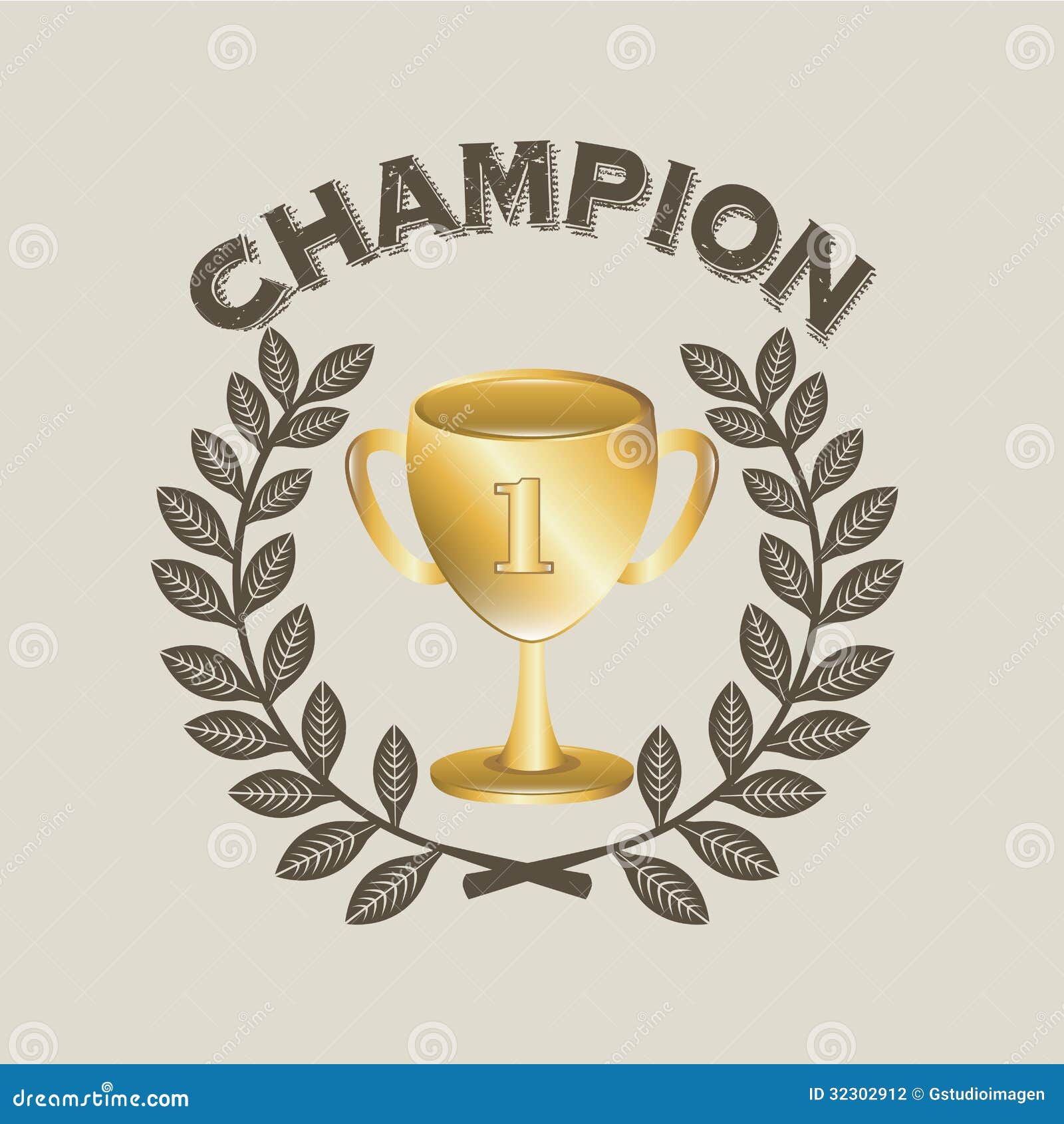 Champion stock vector. Illustration of champions, championship - 32302912
