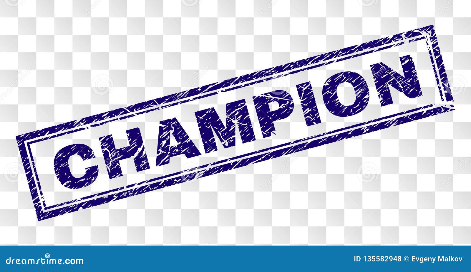 Grunge CHAMPION Rectangle Stamp Stock Vector - Illustration of grunge ...