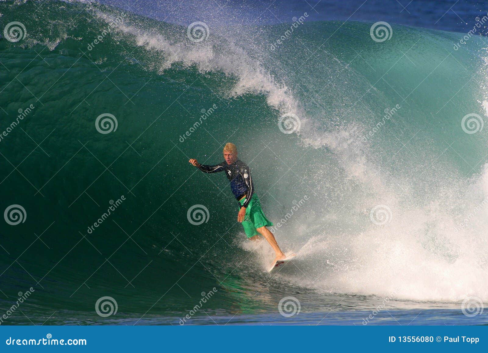 Champion Surfer Fanning Surfing Hawaii Editorial Image - Image of ...