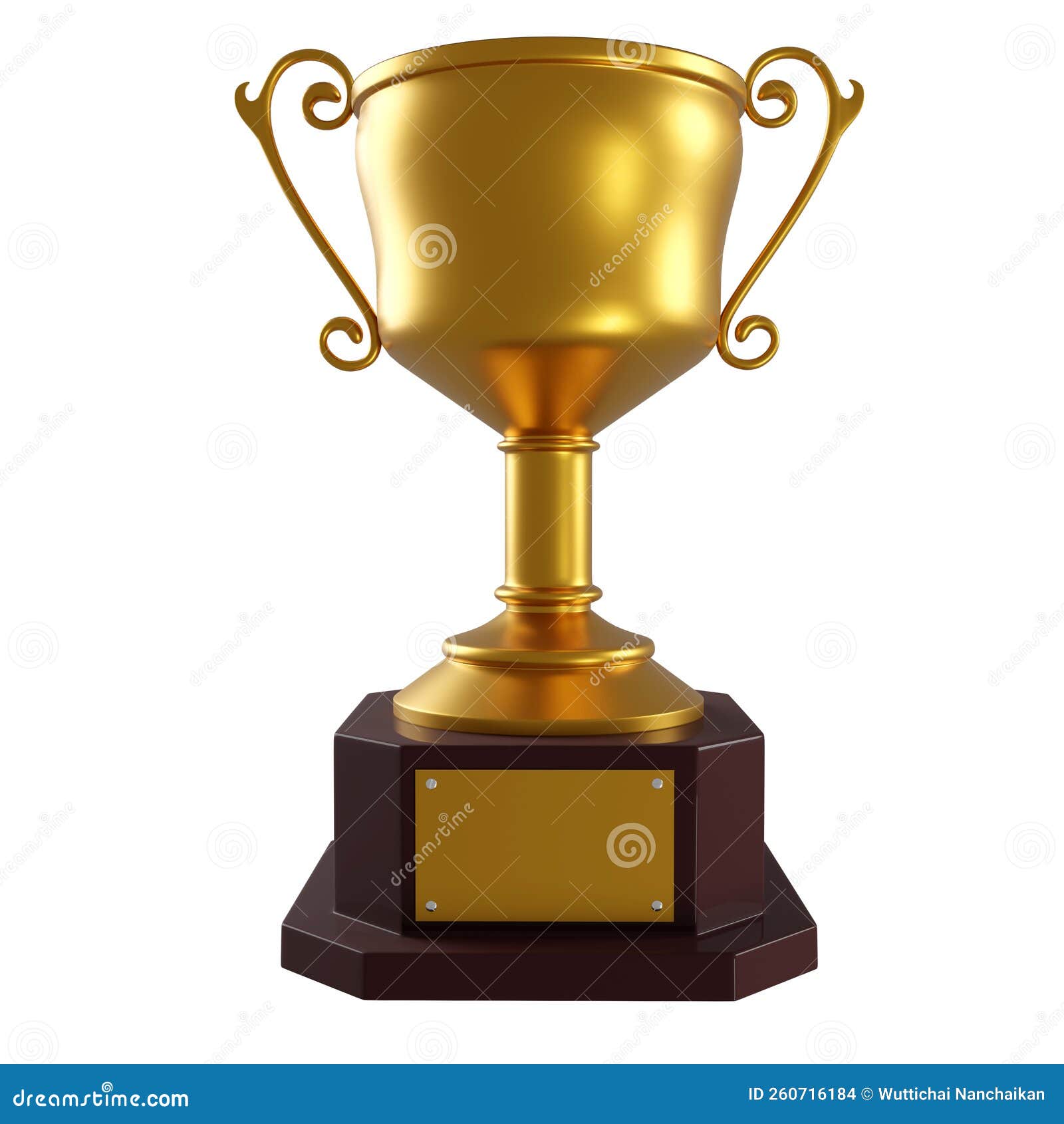 Champion trophy stock illustration. Illustration of achievement - 260716184