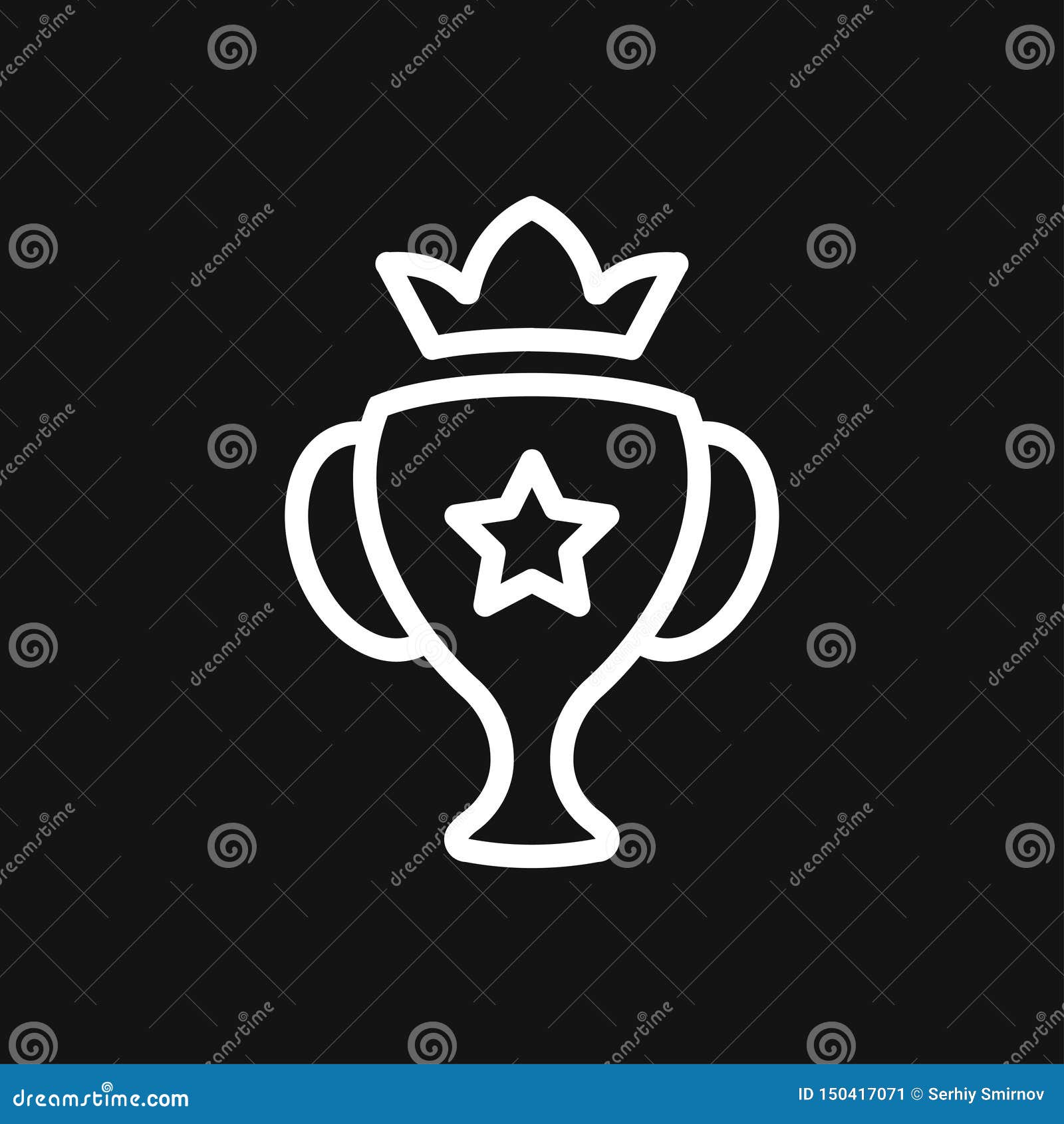 Champion Vector Icon, Flat Design for Web or Mobile App, Award Symbol ...