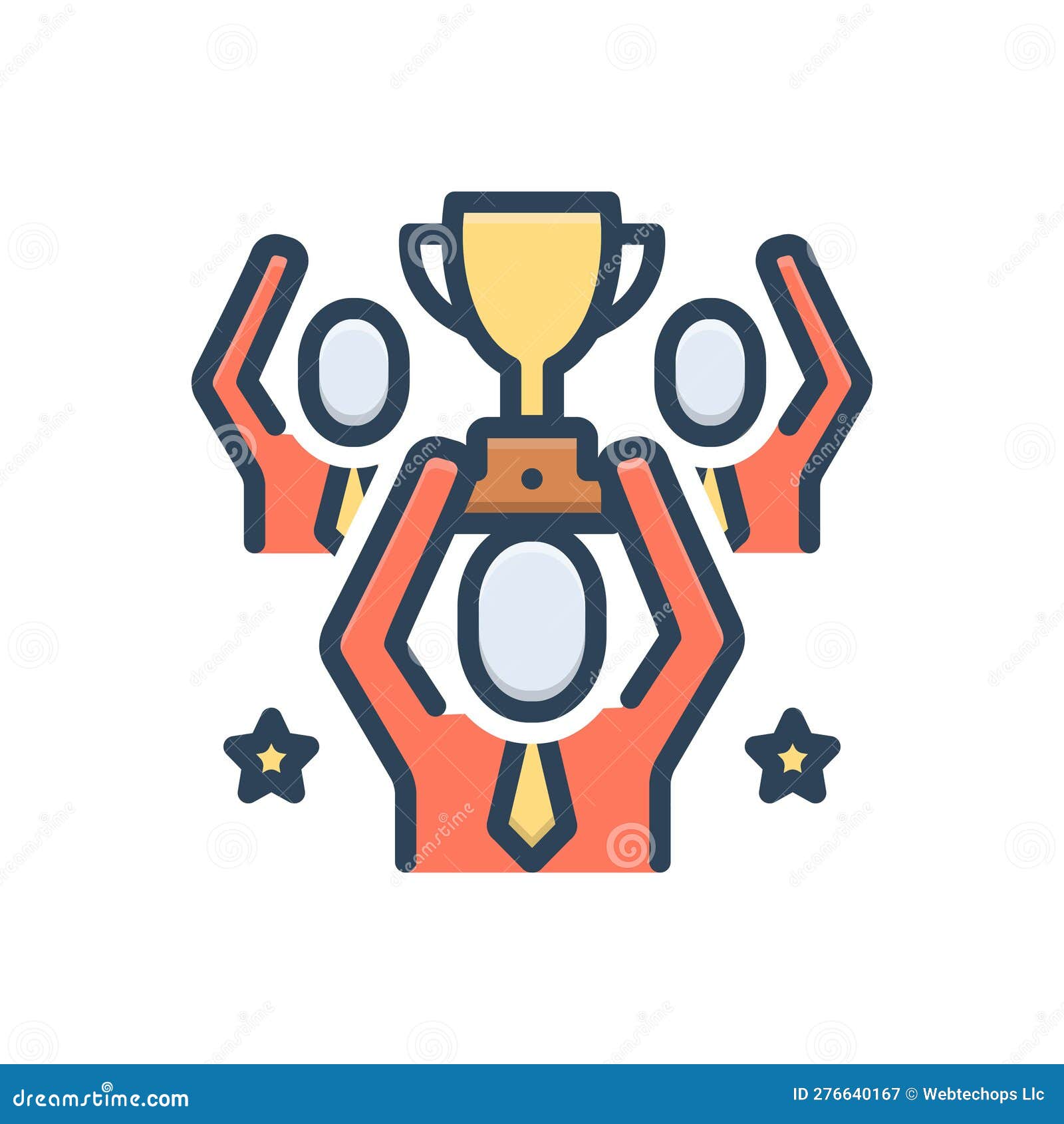 Color Illustration Icon for Champions, Winner and Achievement Stock ...