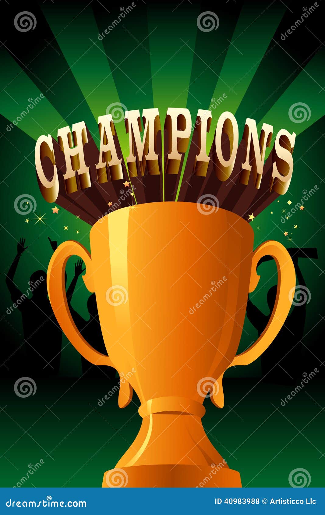 Champions poster stock vector. Illustration of sport - 40983988