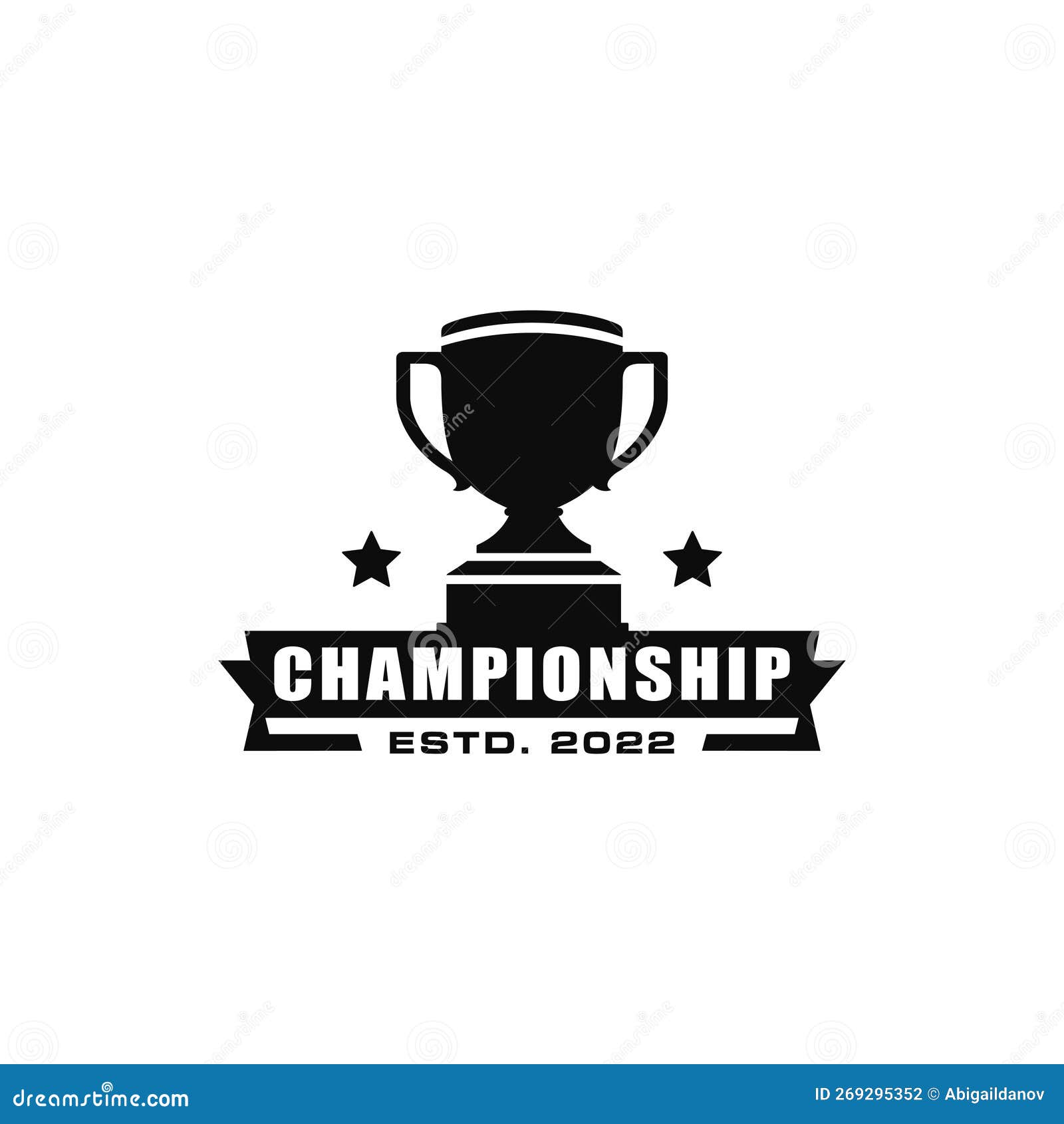 Championship logo design stock vector. Illustration of icon - 269295352