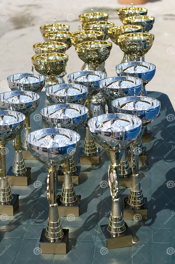 Championship cups stock photo. Image of competition, champion - 21458394
