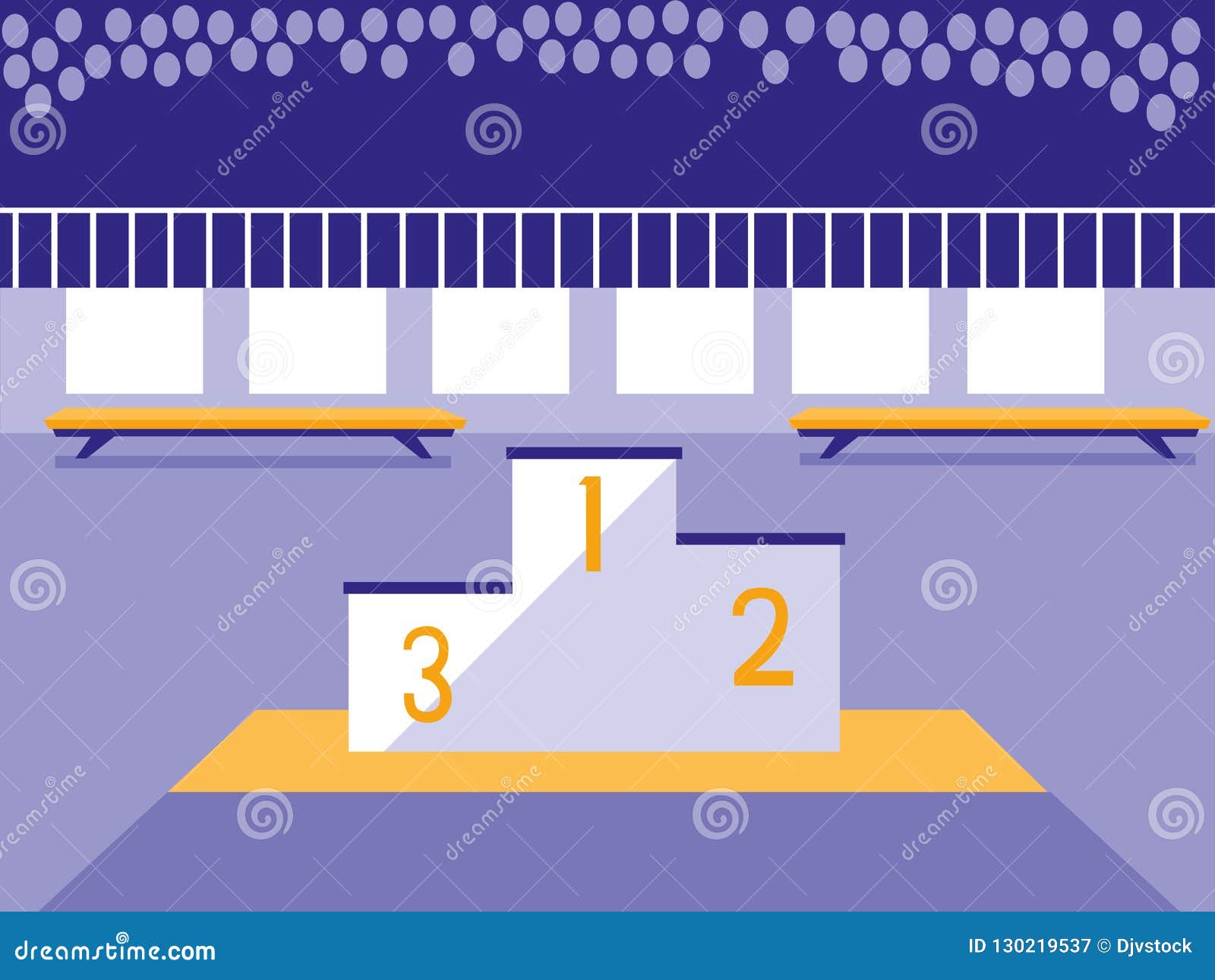 Championship Podium Numbers Icon. 123 Podium Stage On Graph Paper Grid ...