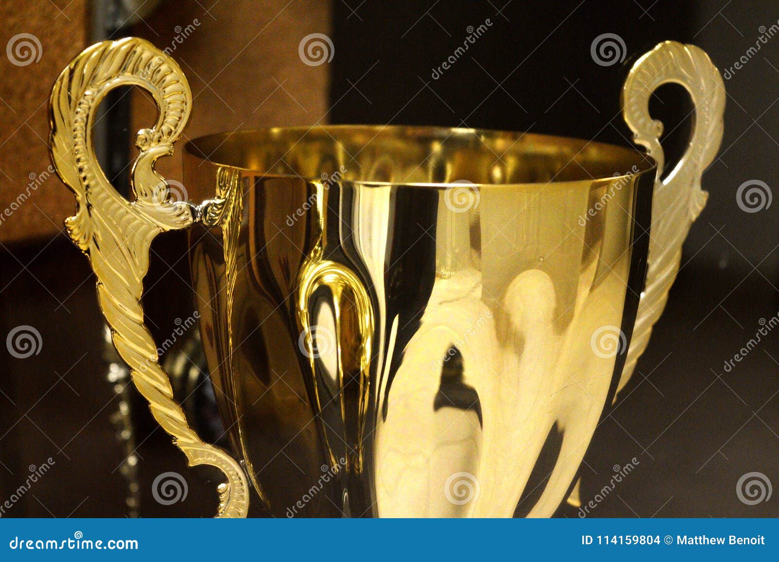 Championship Trophy Win stock photo. Image of achievement - 114159804