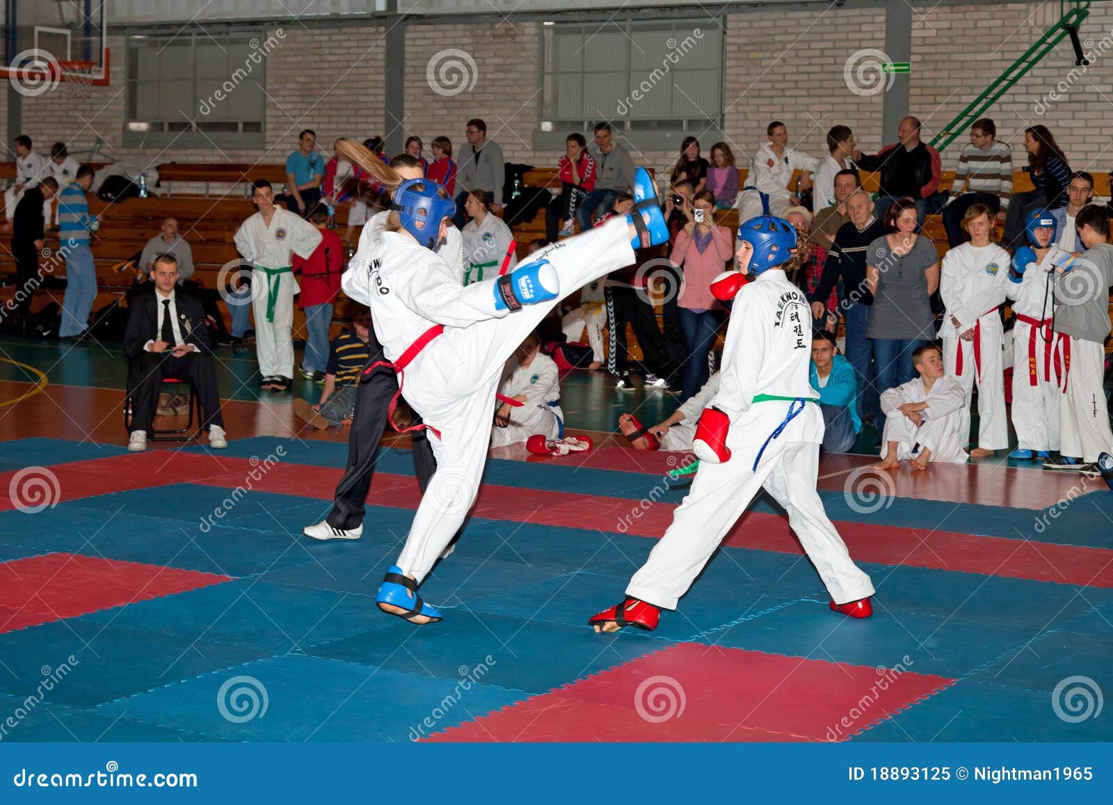 Championships Taekwon-do editorial image. Image of flexibility - 18893125