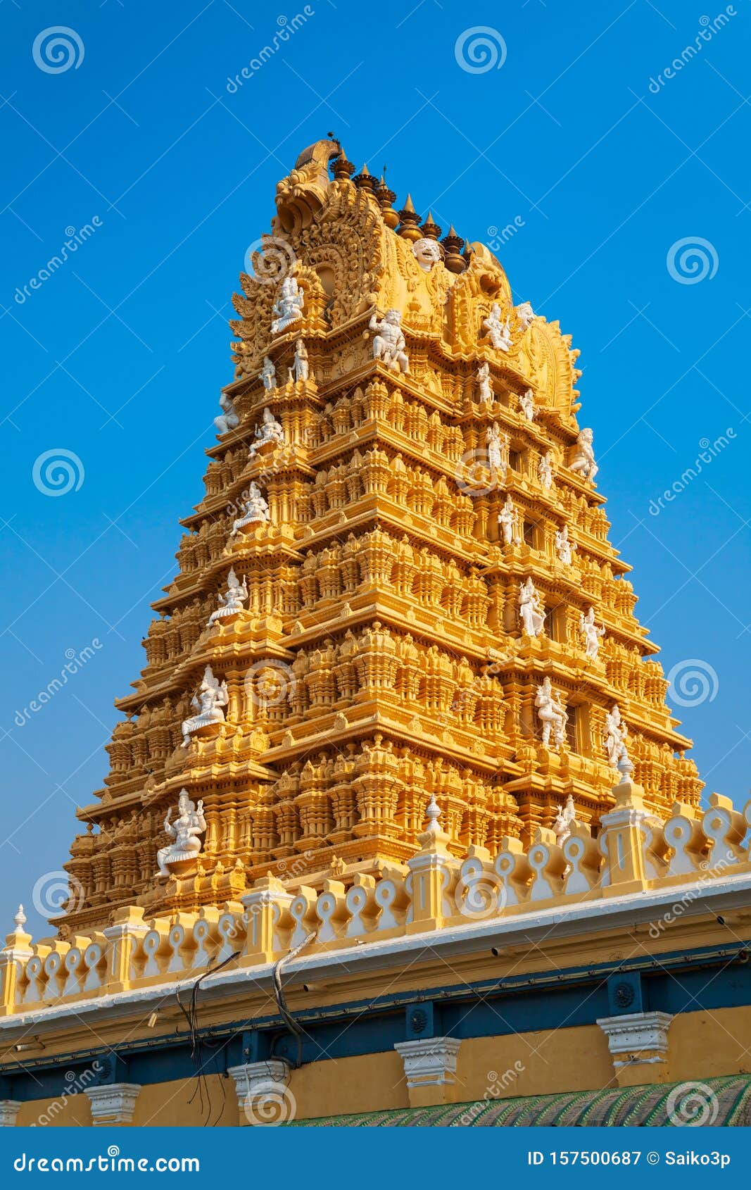 Chamundeshwari Temple in Mysore, India Stock Image - Image of hindu ... Chamundeshwari Temple in Mysore, India Stock Image - Image of hindu ...