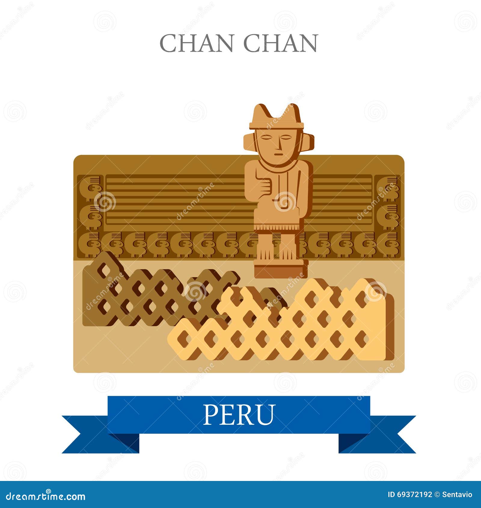 Chan Chan Ruins Stock Illustrations – 2 Chan Chan Ruins Stock ...