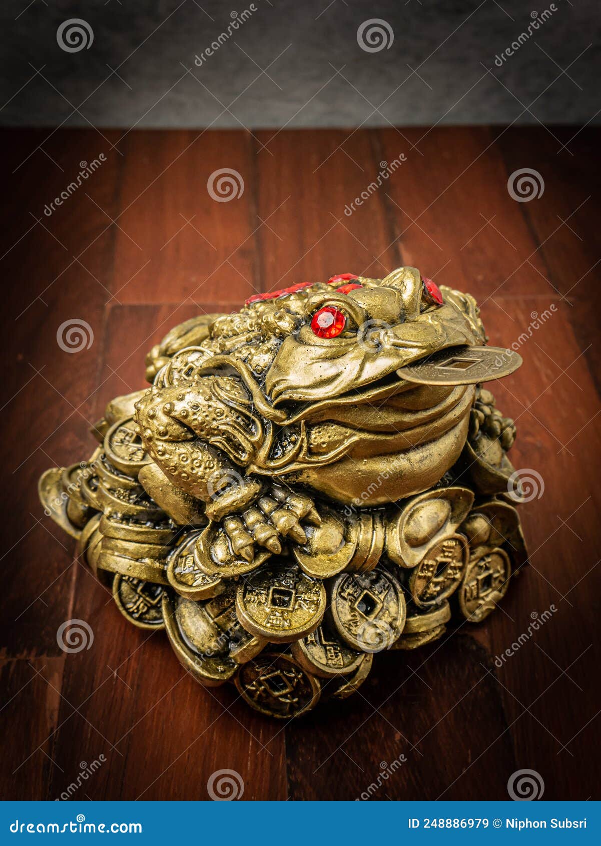 The Chan Chu Toad Lucky Symbol in Chinese for Religion Concept Stock ...