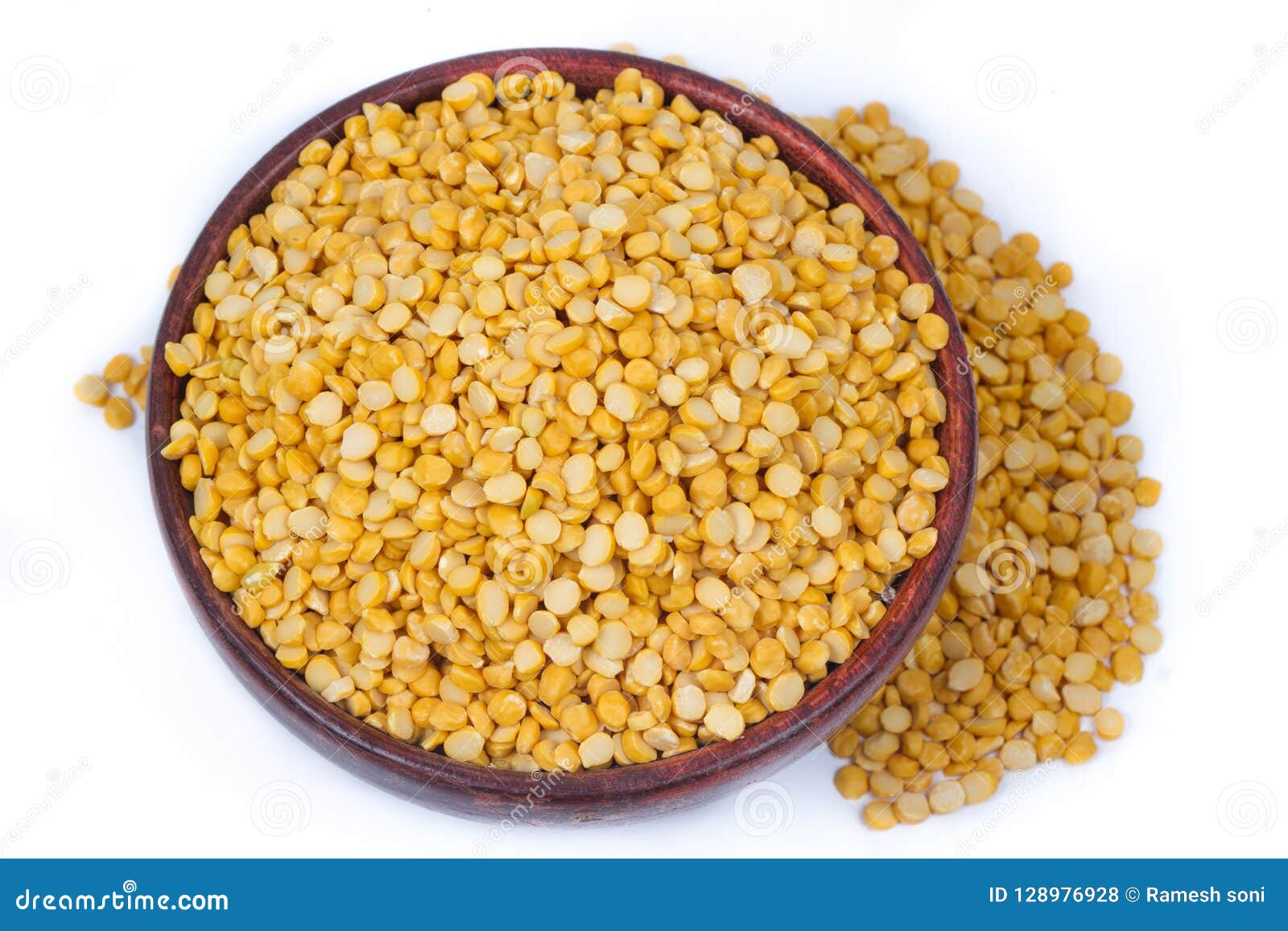 Chana dal stock photo. Image of bean, edible, grain - 128976928