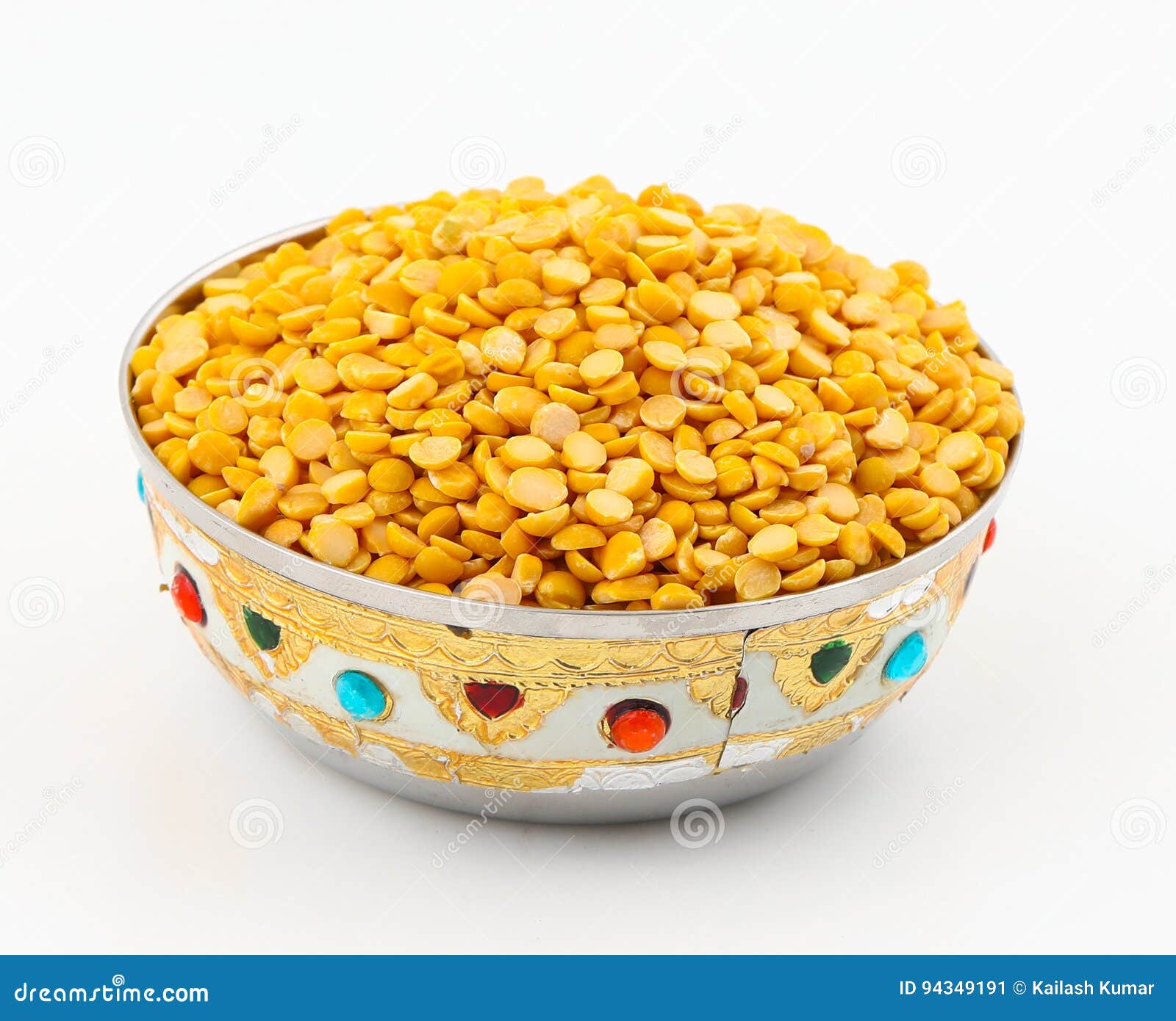 Chana Dal stock image. Image of lentil, indian, food - 94349191