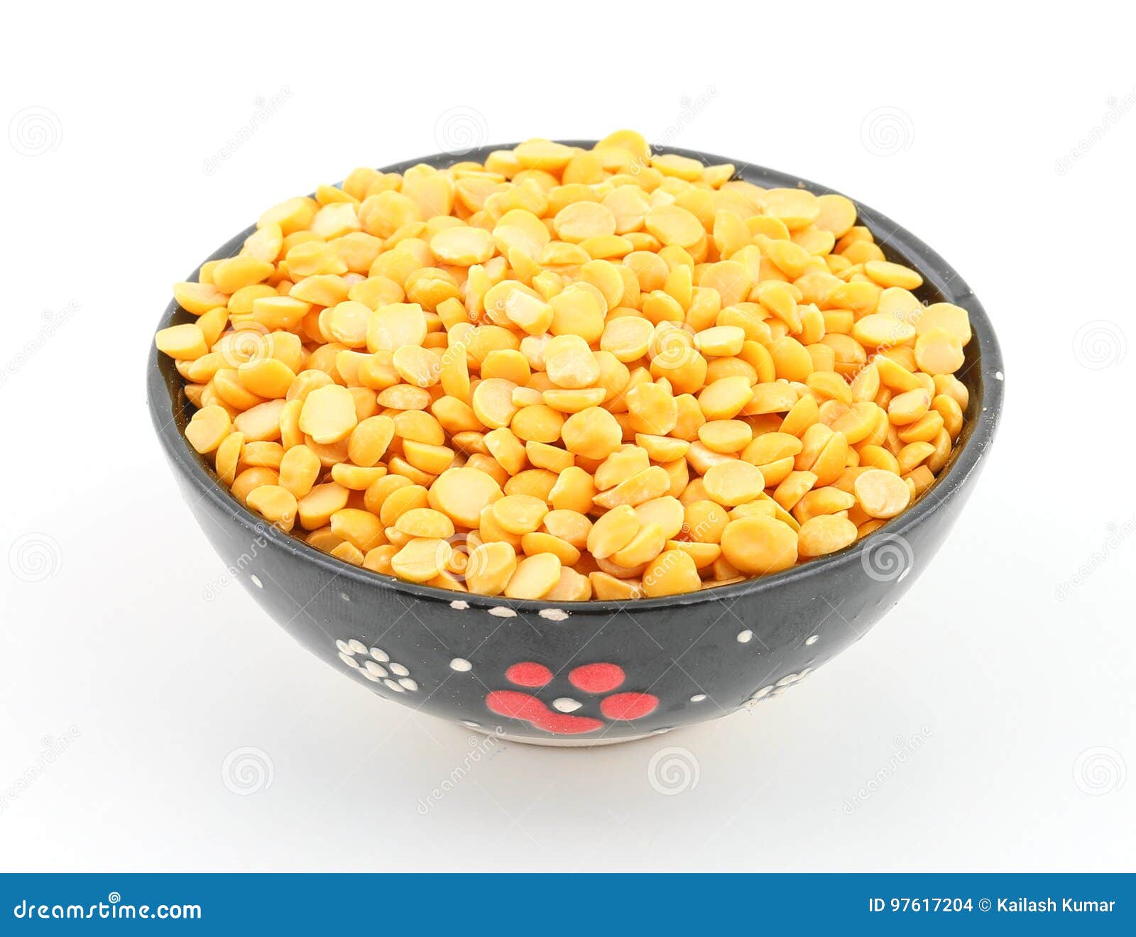Chana Dal stock photo. Image of nutrition, lentil, protein - 97617204