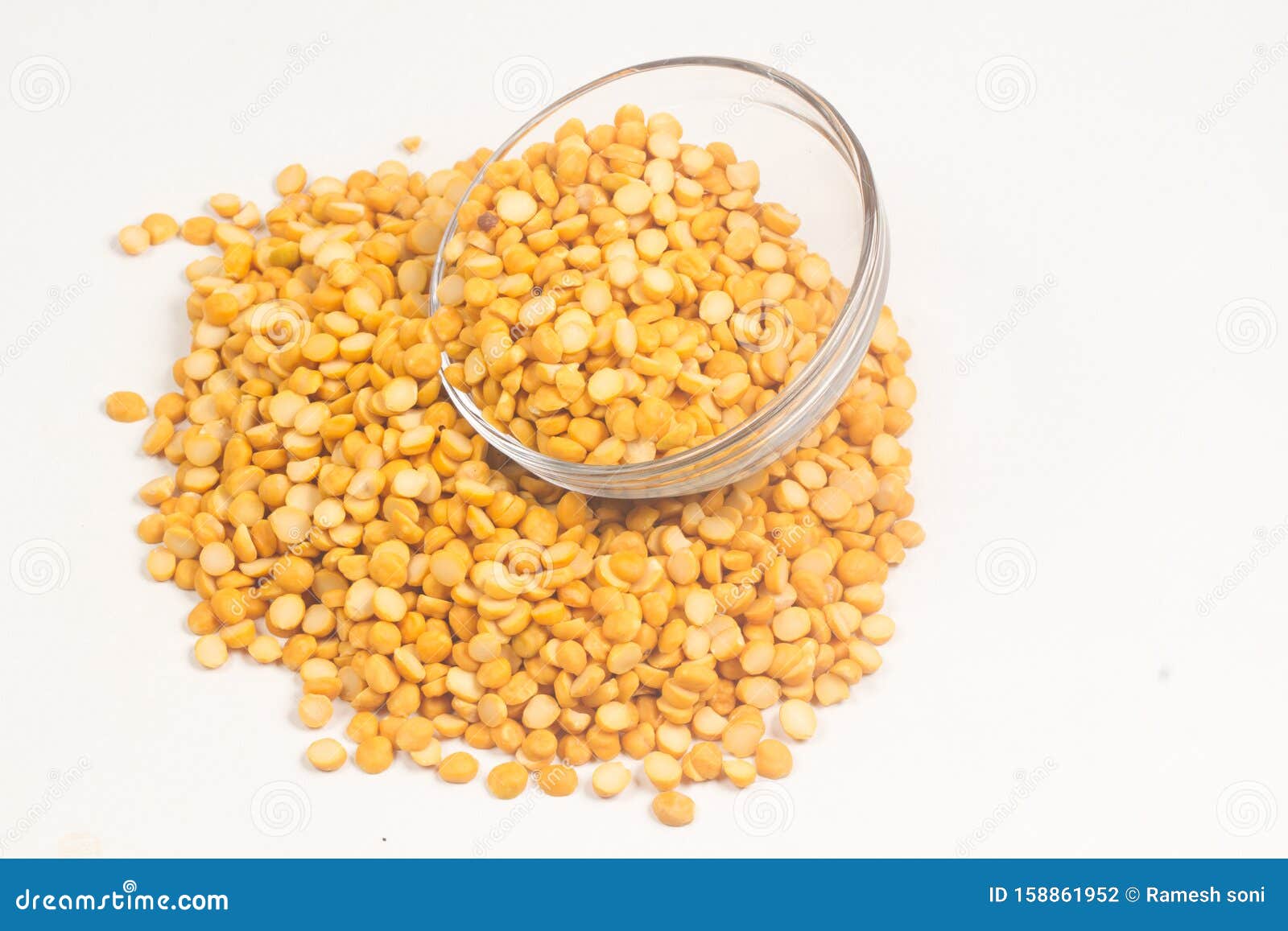 SPLIT CHICKPEAS stock photo. Image of group, cuisine - 158861952