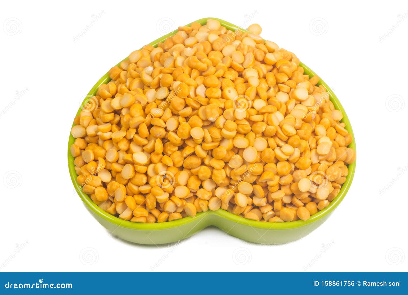 SPLIT CHICKPEAS stock photo. Image of channa, chickpeas - 158861756