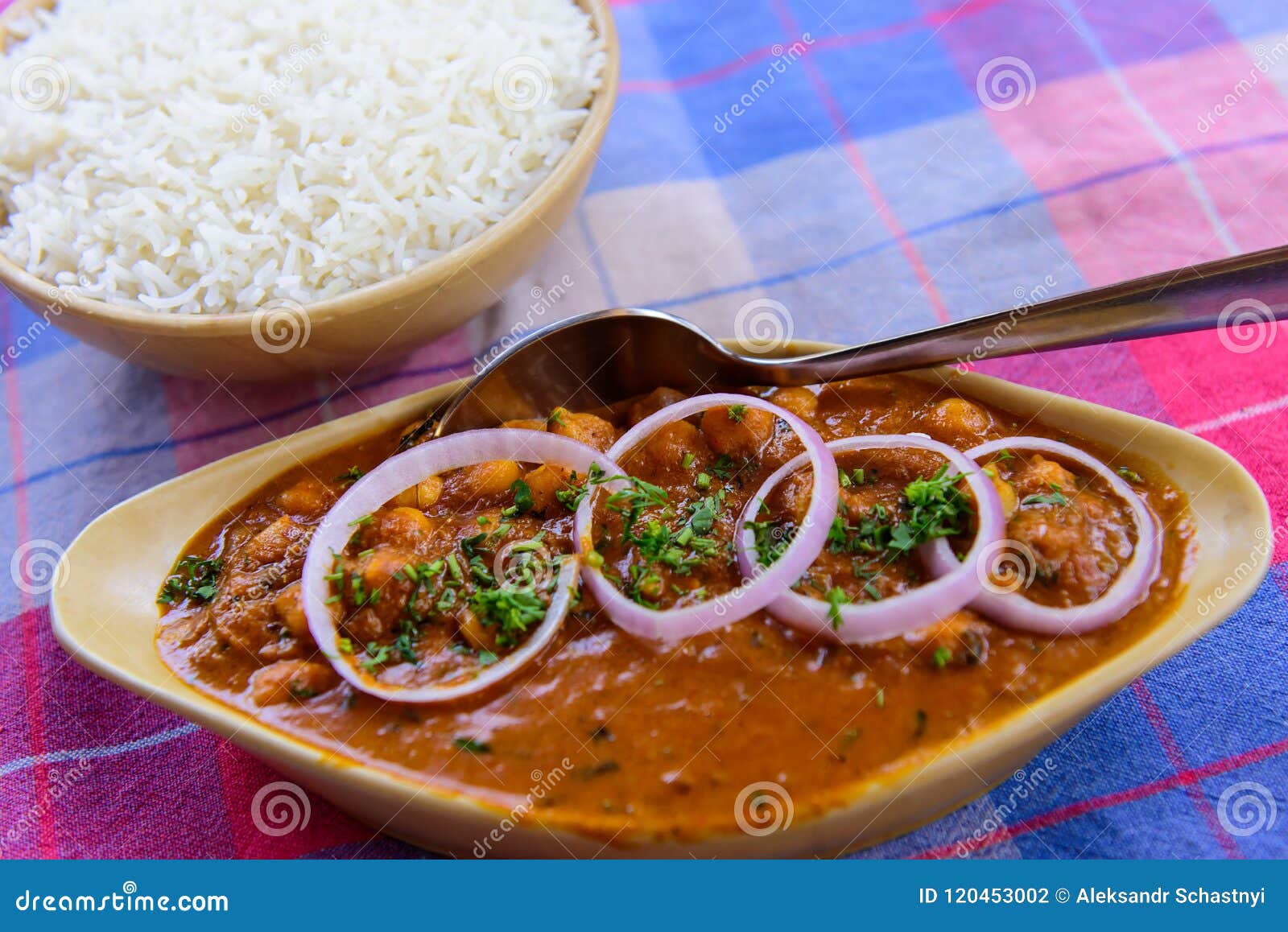Chana Masala Traditionell Goan Indisk Mat Arkivfoto - Bild av ...