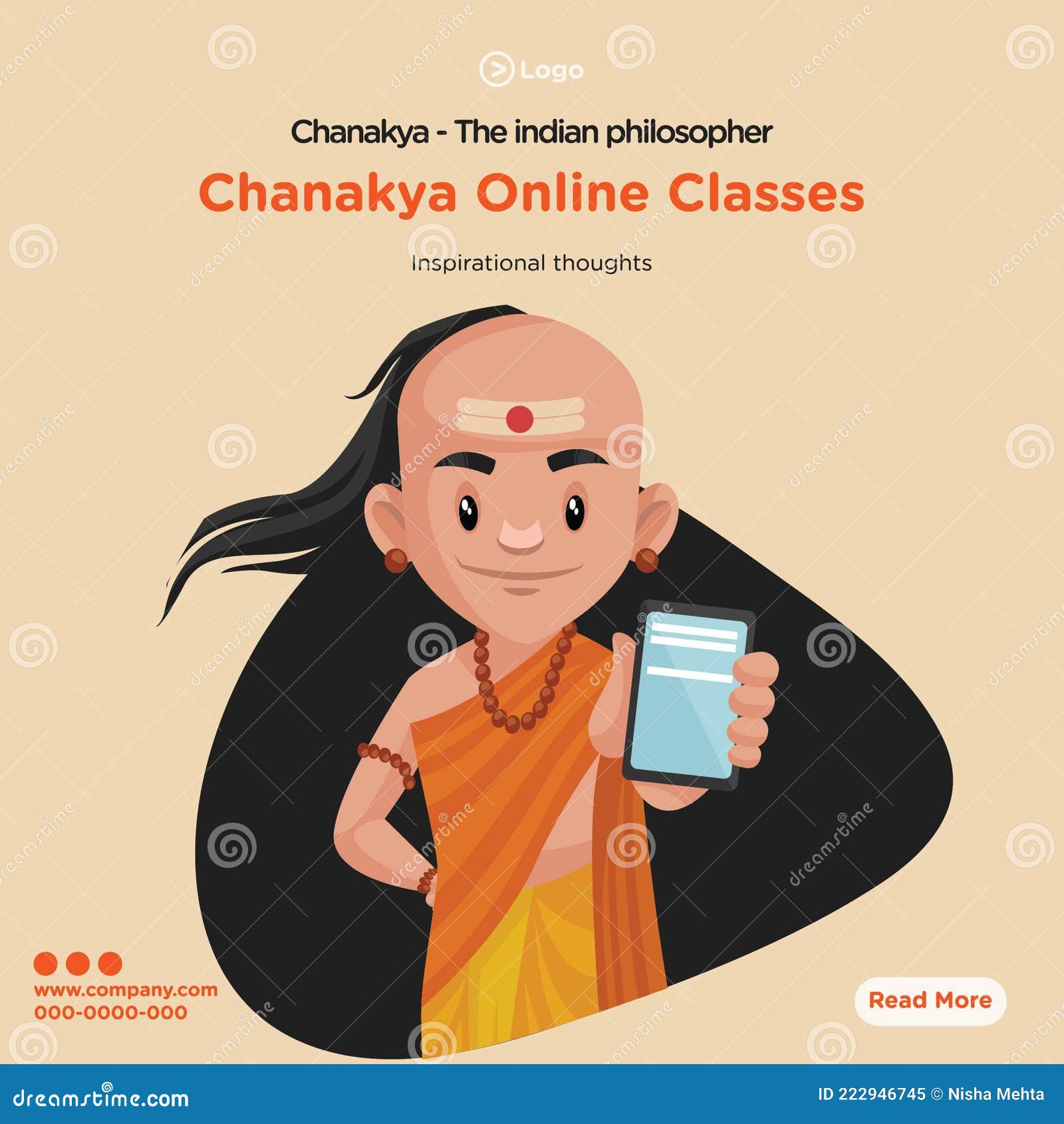 Chanakya Vector Cartoon Illustration | CartoonDealer.com #224589234