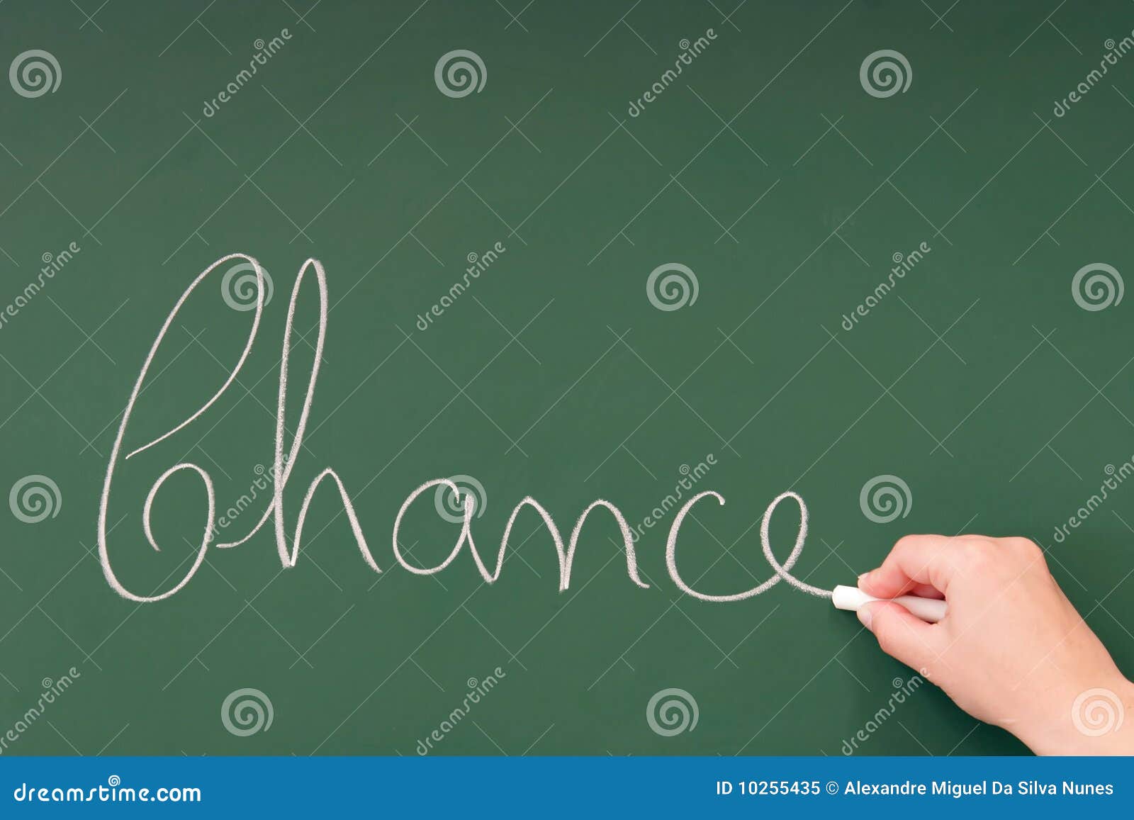 Chance stock image. Image of chance, future, black, blackboard - 10255435