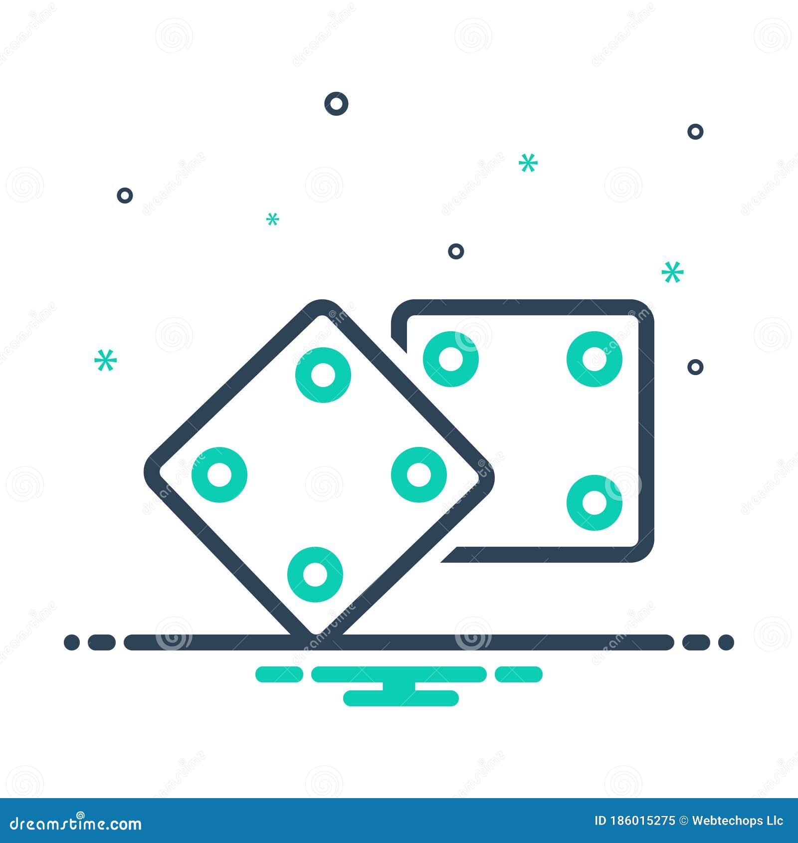 Mix Icon for Chance, Possibility and Likelihood Stock Vector ...