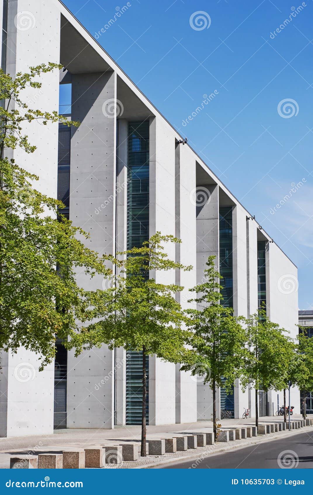 Chancellor S Office Building in Berlin Stock Image - Image of high ...