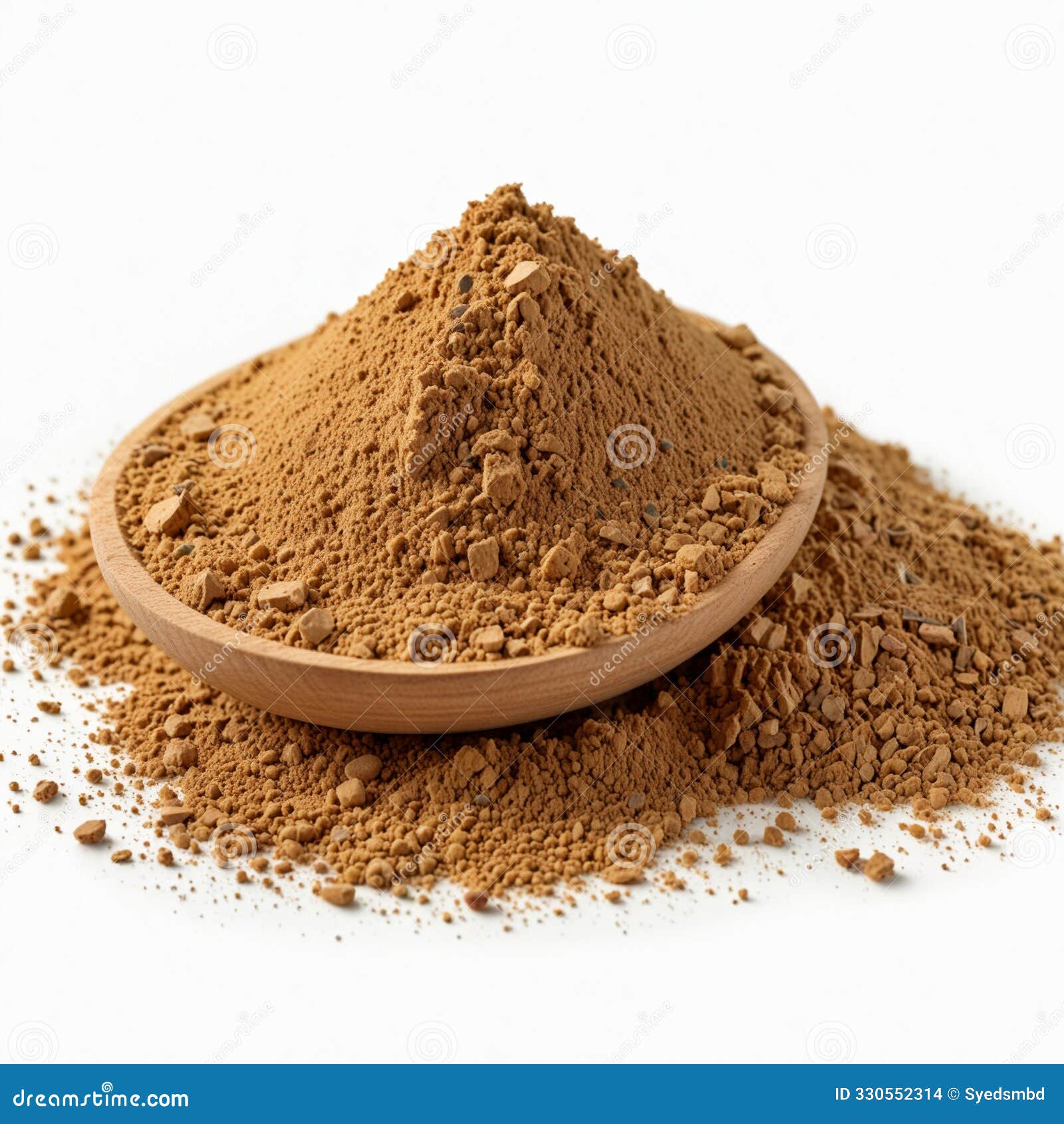 Chandan Powder, Isolated On White Background Stock Photography ...