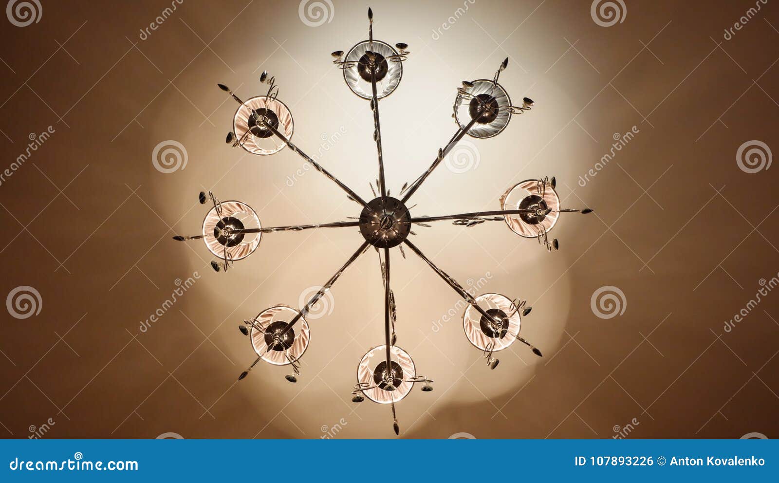 Chandelier Bottom View Stock Photos - 130 Images