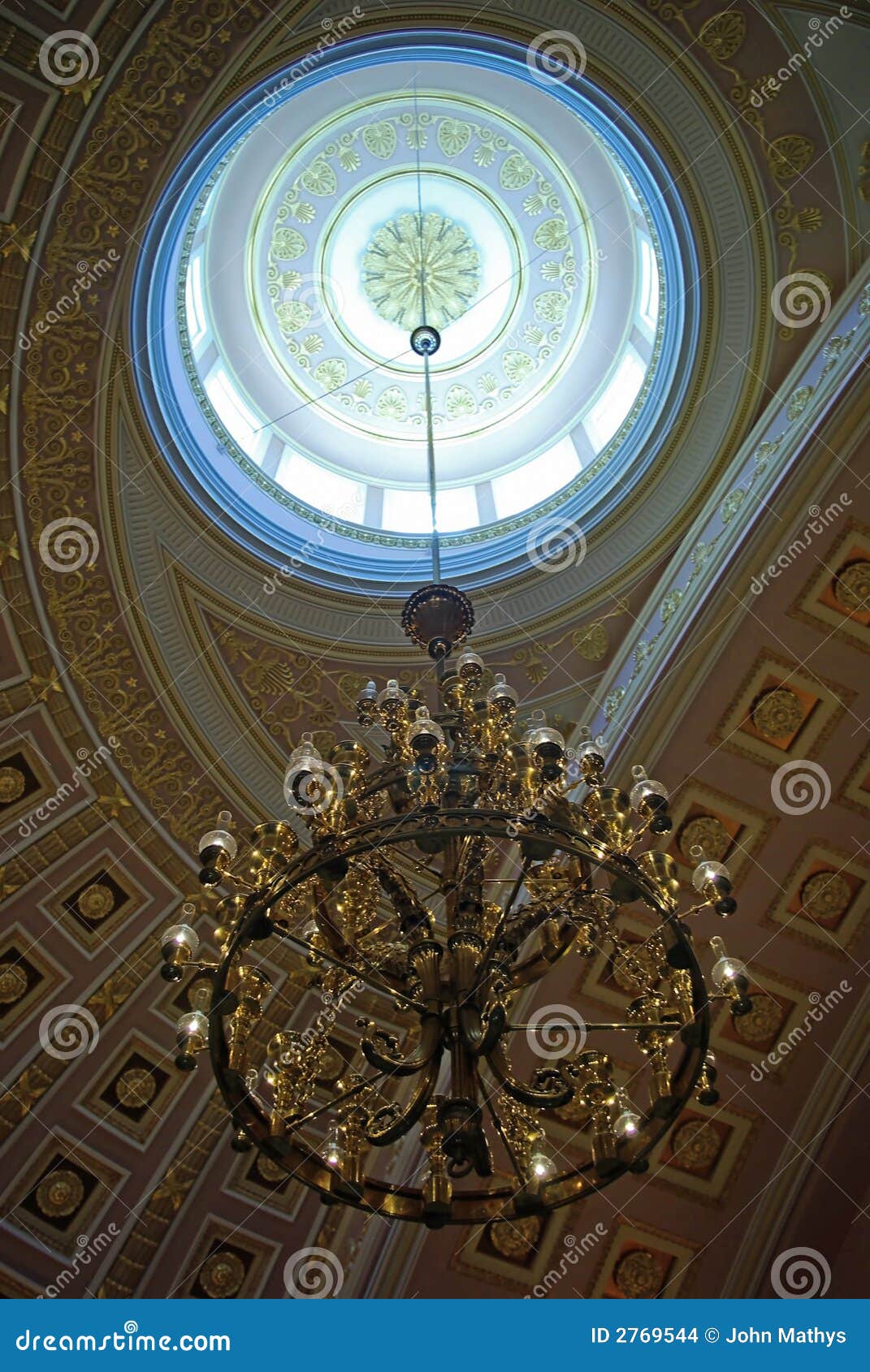 Chandelier in the Capitol stock photo. Image of tourism - 2769544