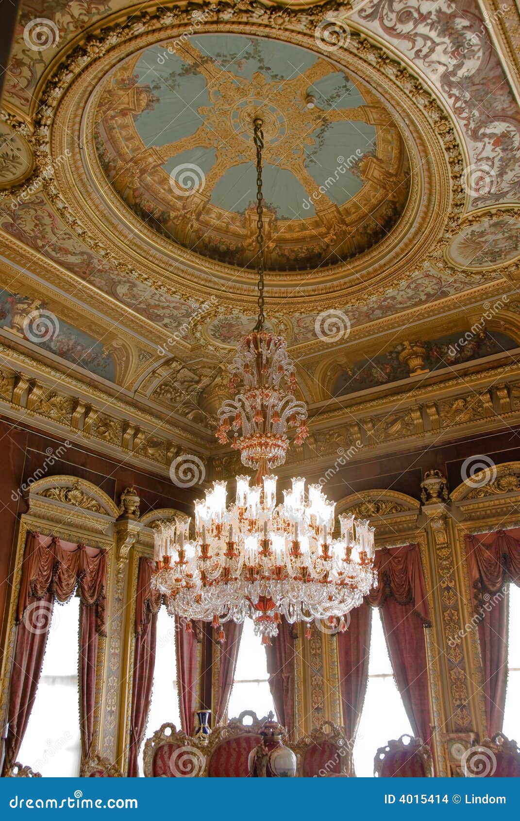 Chandelier with Seeling Decorations Editorial Stock Image - Image of ...