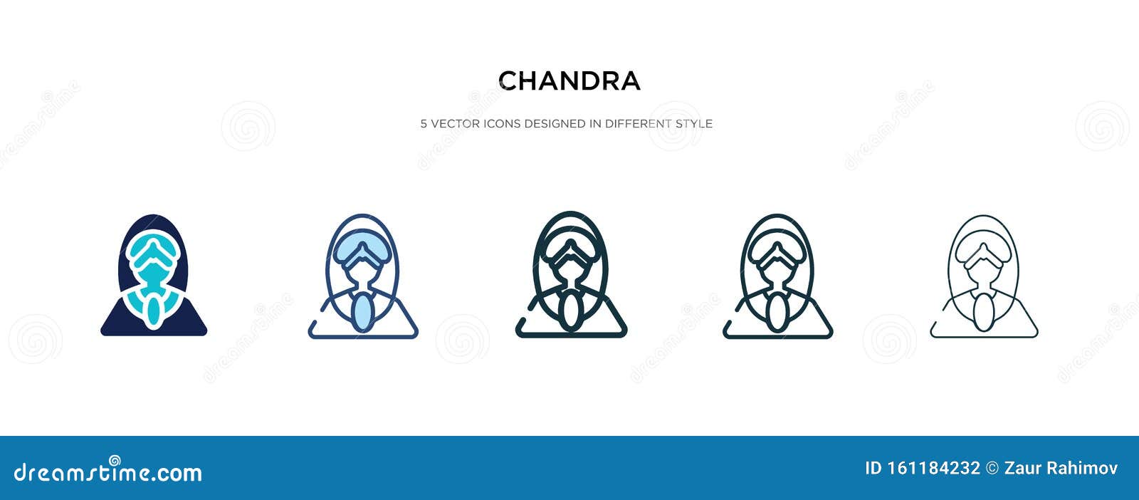 Chandra Icon. Thin Linear Chandra Outline Icon Isolated On White ...