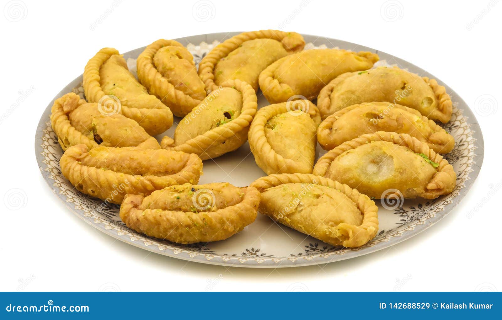 Chandrakala Sweet stock image. Image of cultural, cholesterol - 142688529