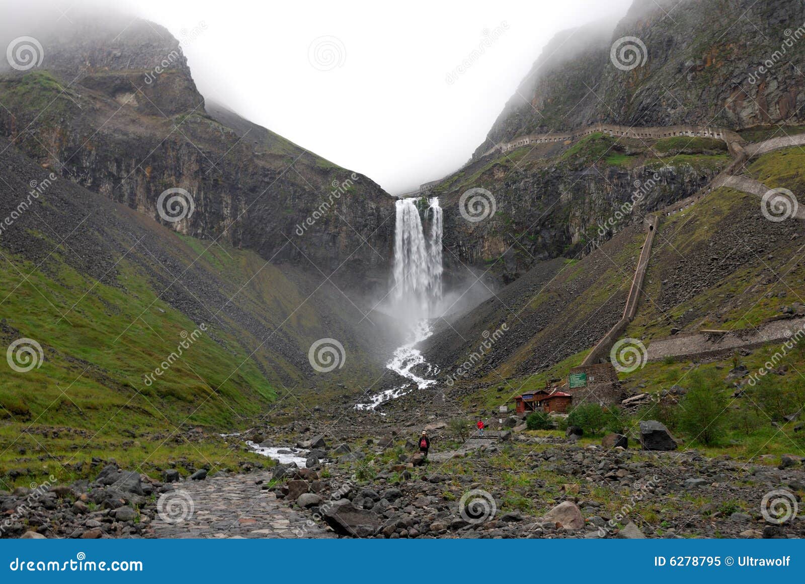 Changbai Waterfall stock image. Image of mountains, water - 6278795