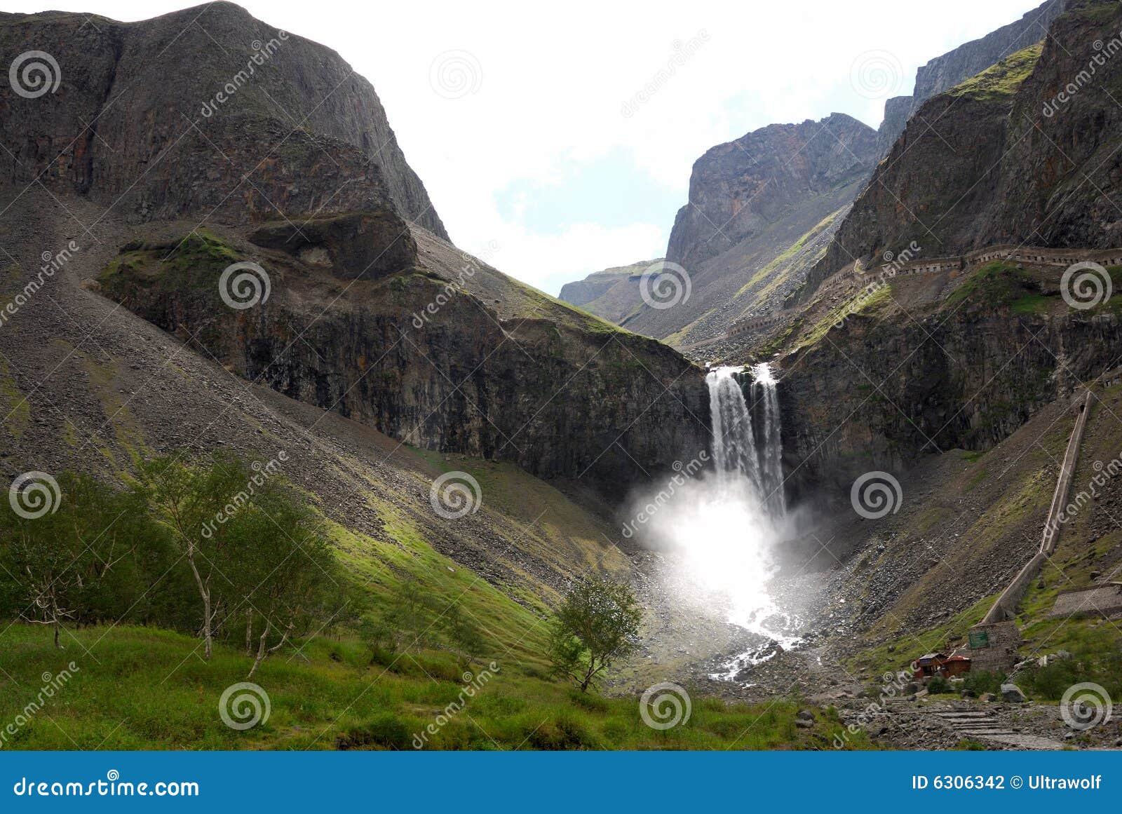 Changbai Waterfall stock photo. Image of jilin, mountain - 6306342