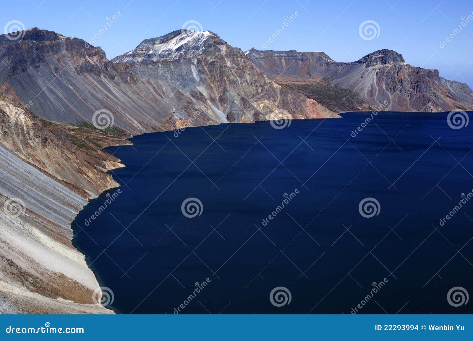 Changbaishan tianchi stock photo. Image of active, korea - 22293994