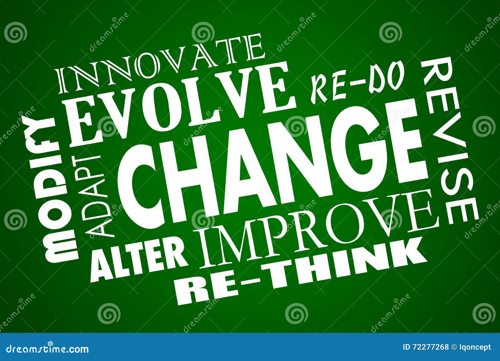 Change Adapt Evolve Improve Rethink Word Collage Stock Illustration ... Change Adapt Evolve Improve Rethink Word Collage Stock Illustration ...