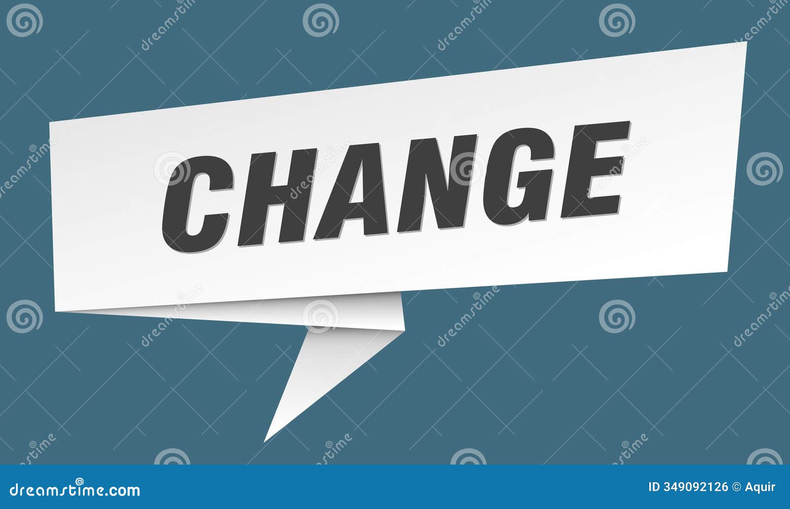 Change Banner. Change Speech Bubble, Label, Sticker, Sign Template ...