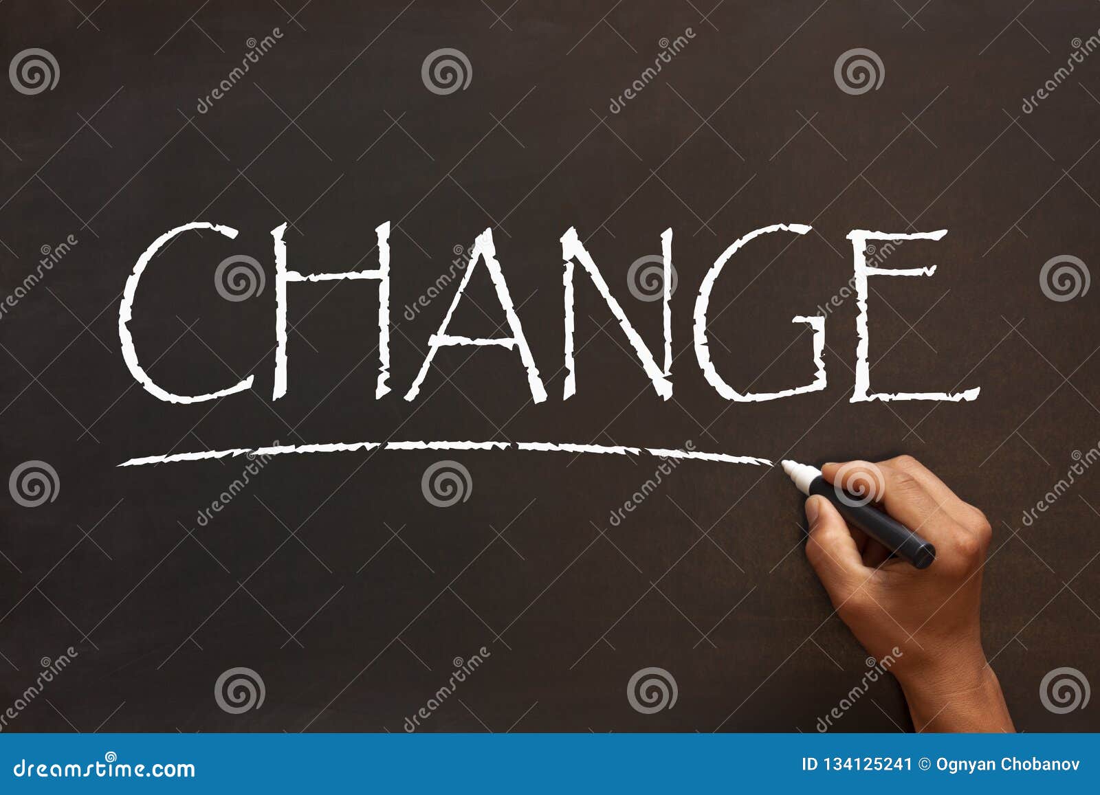 Change on blackboard stock image. Image of goal, investment - 134125241
