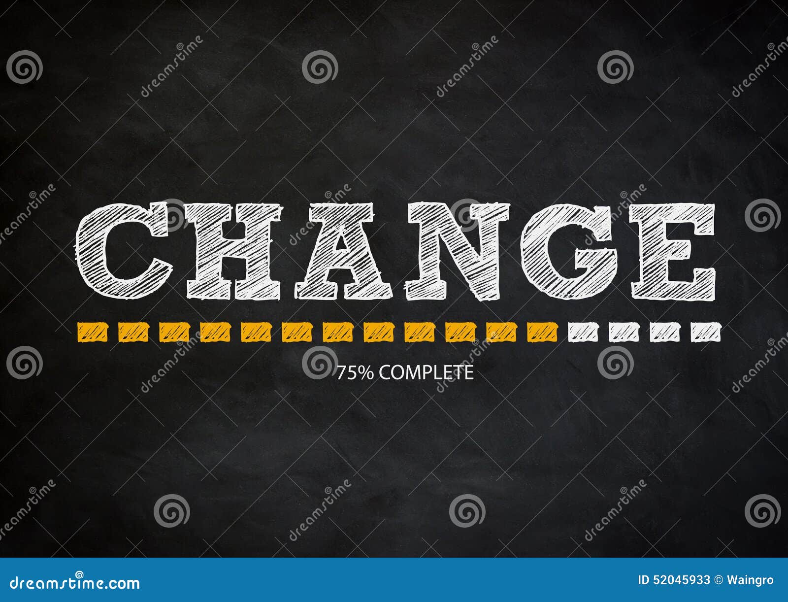 CHANGE stock illustration. Illustration of action, slogan - 52045933