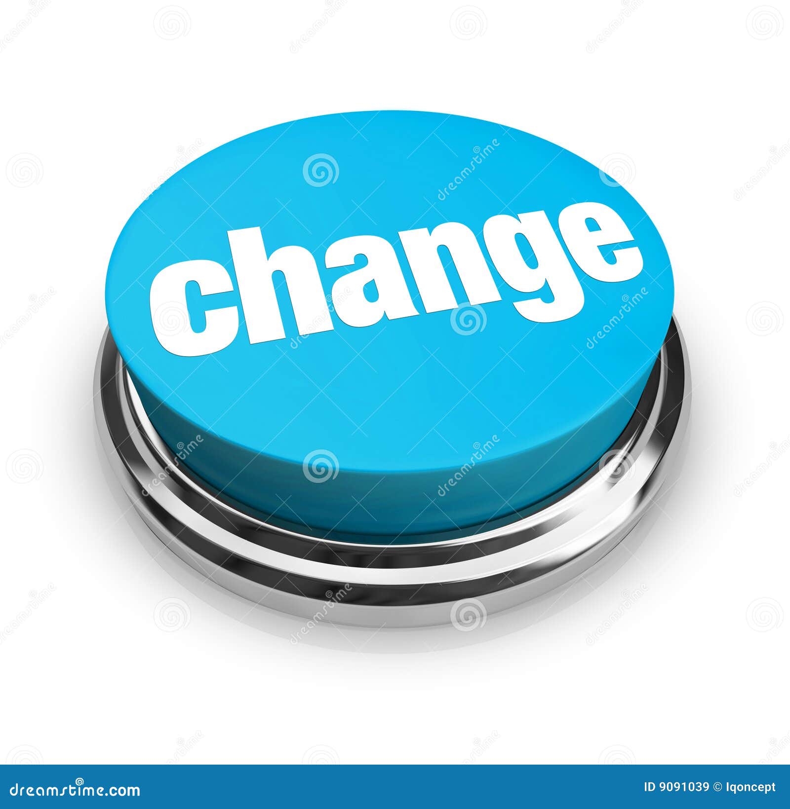 Change - Blue Button stock illustration. Illustration of enhance - 9091039
