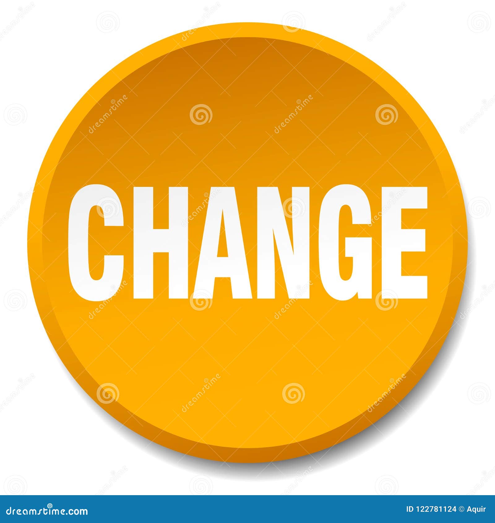 Change button stock vector. Illustration of sign, insignia - 122781124