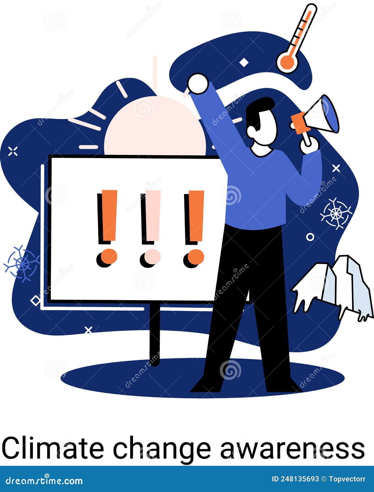 Change Climate Awareness Metaphor, Saving Planet, World Environment Day ...