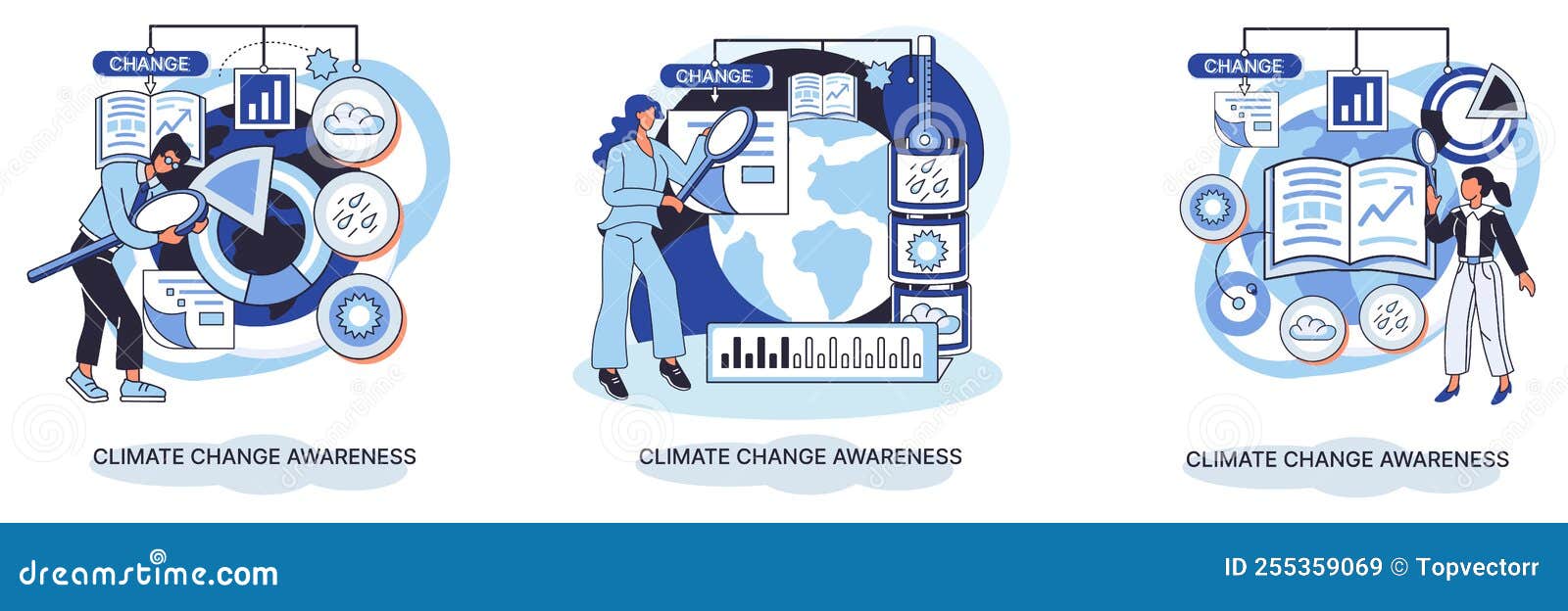 Change Climate Awareness Metaphor, Saving Planet, World Environment Day ...