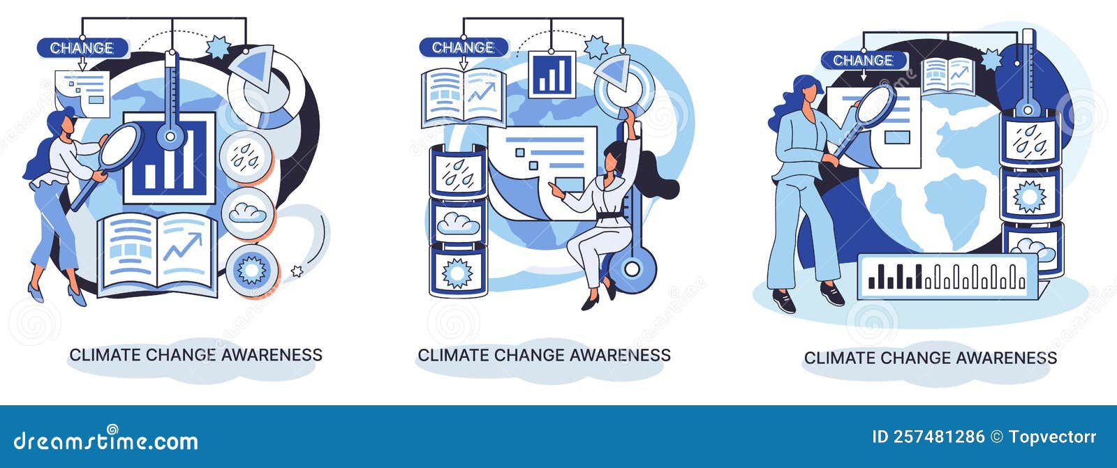 Change Climate Awareness Metaphor, Saving Planet, World Environment Day ...