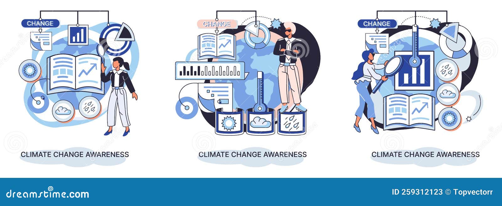 Change Climate Awareness Metaphor, Saving Planet, World Environment Day ...