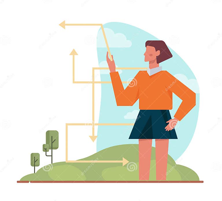 Change Concept. Transformation and Evolution Metaphor Stock Vector ...