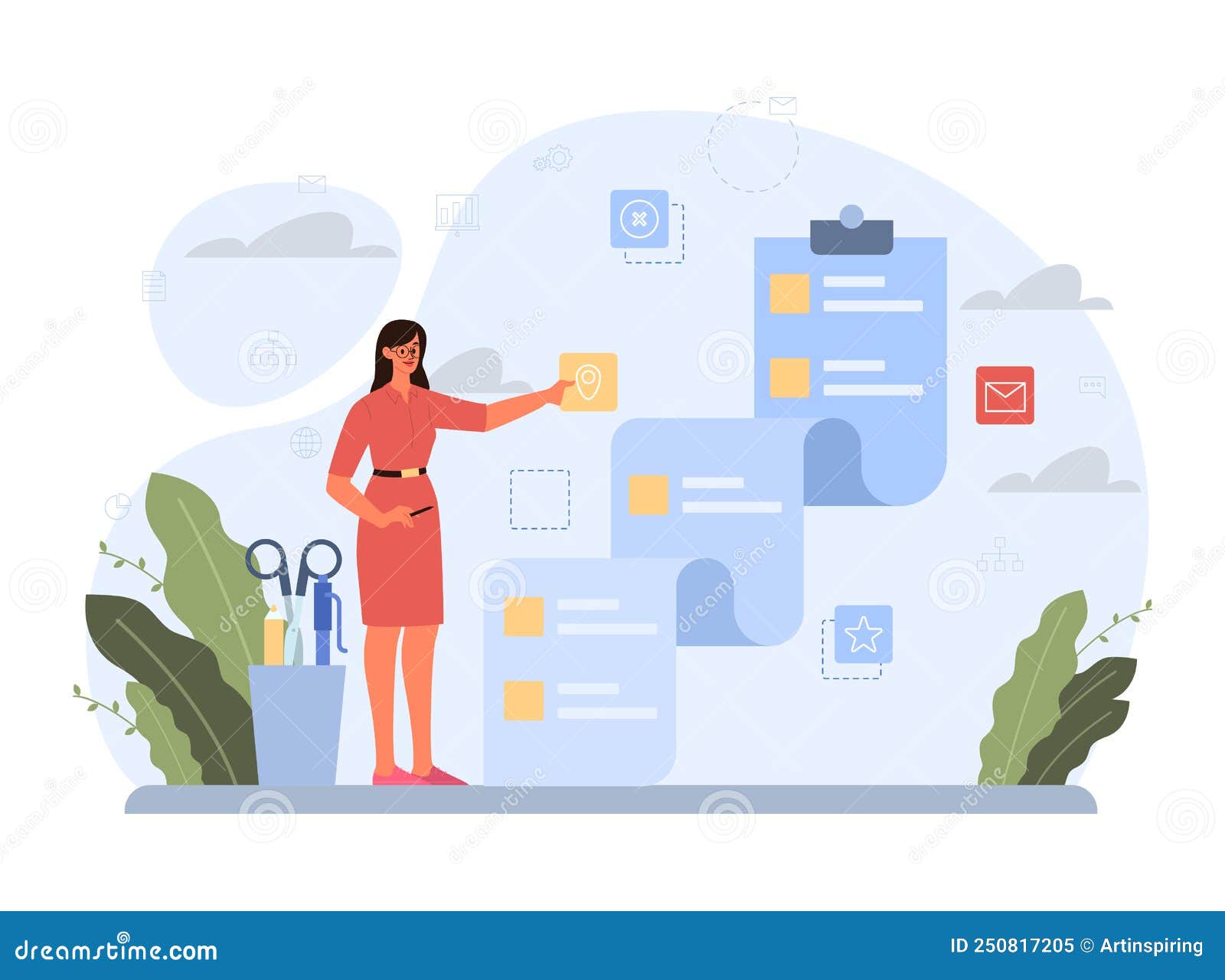 Change Concept. Transformation and Evolution Metaphor Stock Vector ...