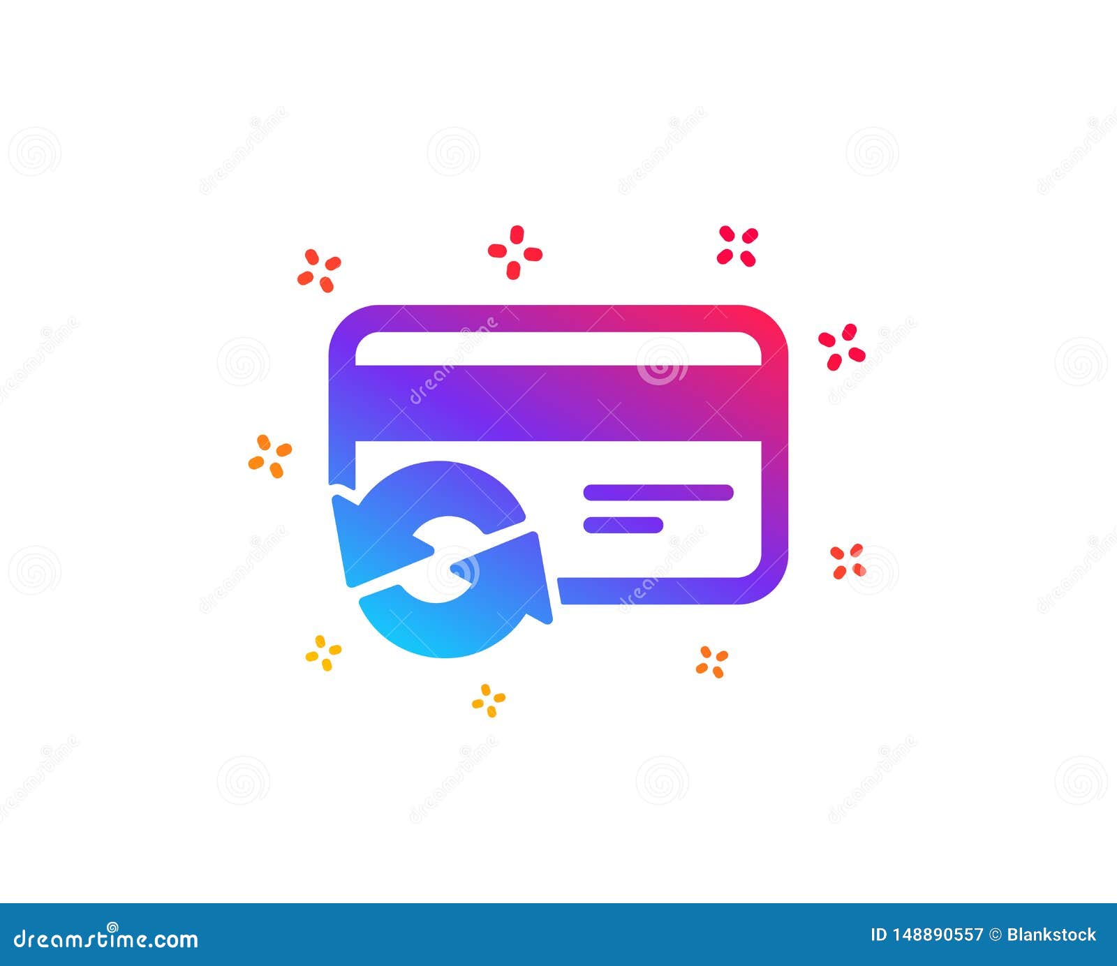 Change Credit Card Icon. Payment Method Sign. Vector Stock Vector ...