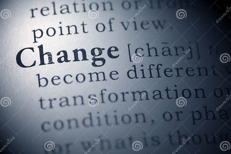 Change stock image. Image of word, paper, blue, printing - 38876033